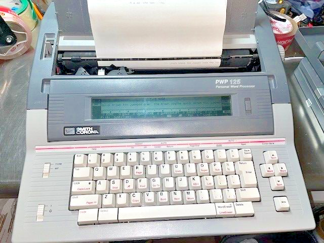Smith Corona PWP 125 Word Processor Electric Typewriter | eBay