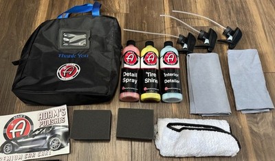 New Adams Polishes Complete Vehicle Detail Kit - Detail, Interior, Tire ...