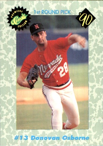 Donovan Osborne 1990 Classic Draft Picks #13 RC FREE SHIPPING ...