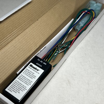 Hunter ICD-400 4-Station Decoder w Surge Protection 08/2013 USED IN RETAIL BOX | eBay