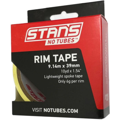 Stan's NoTubes Roll 39mm x 10 yd Tape Stans Yellow 39 mm No Tubes Rim ...