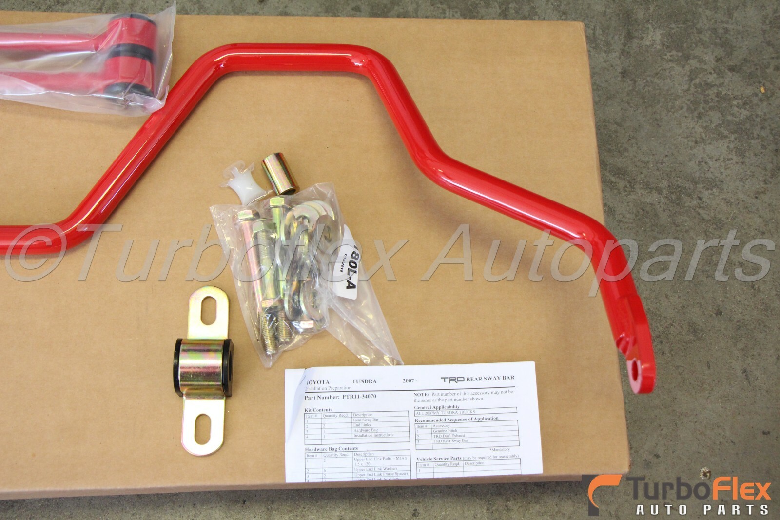 Toyota Tundra 2007-2020 TRD Rear Sway Bar Kit Genuine PTR11-34070 | eBay