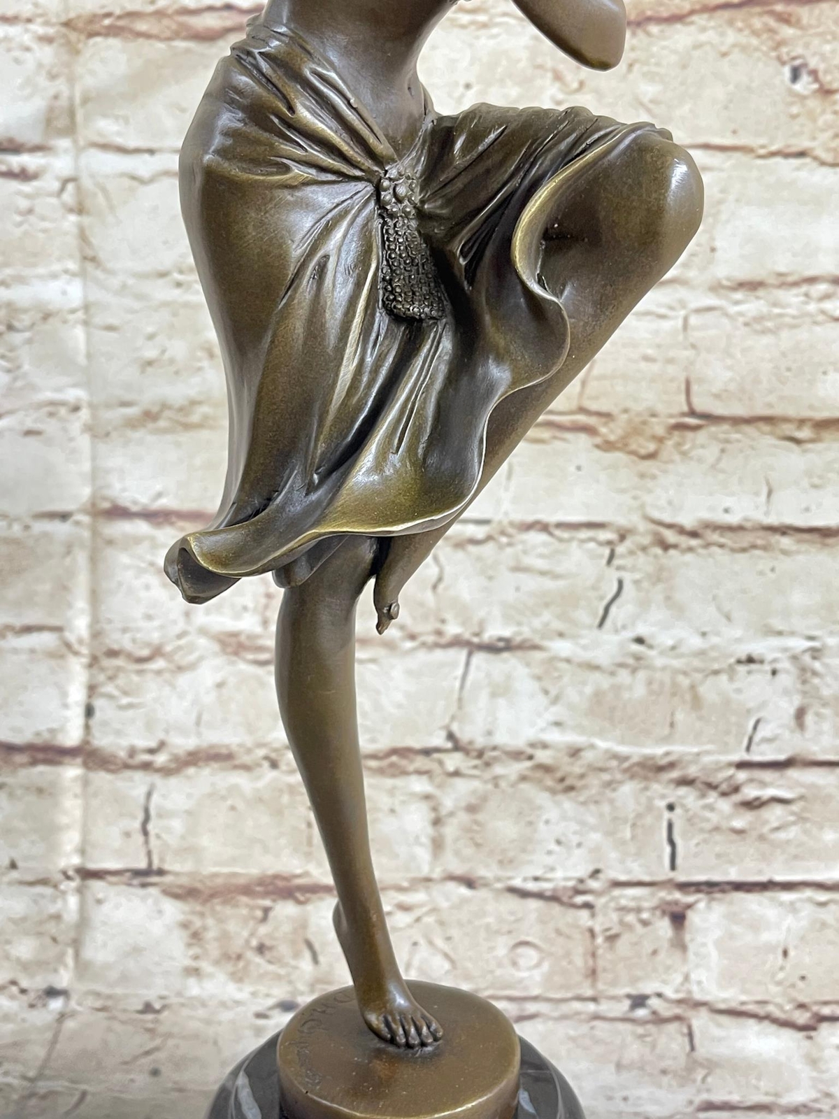 Chiparus Art Deco Gypsy Russian Dancer Bronze Statue Sculpture Figure ...