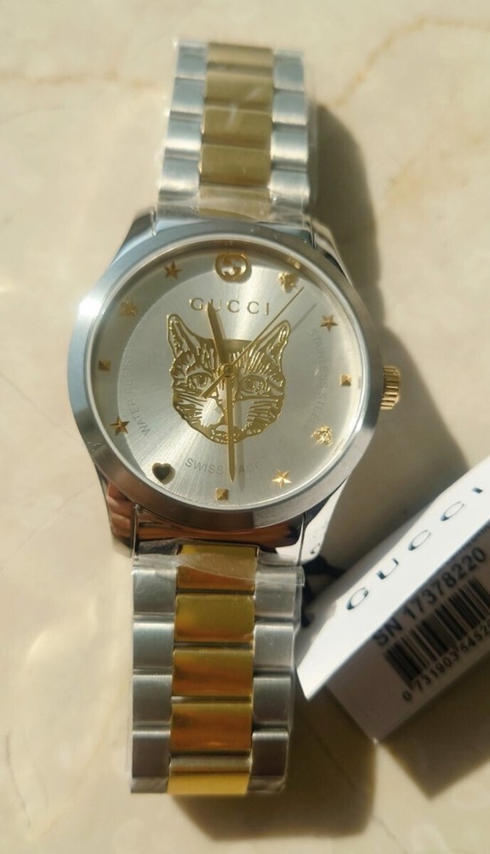 Gucci G Timeless YA1264074 Men Watch 40mm Round Quartz Date Vintage ...