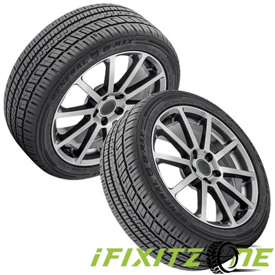 2 General G-Max AS-07 255/40R18 99W Tire, 500AA UTQG / All Season / 50K ...