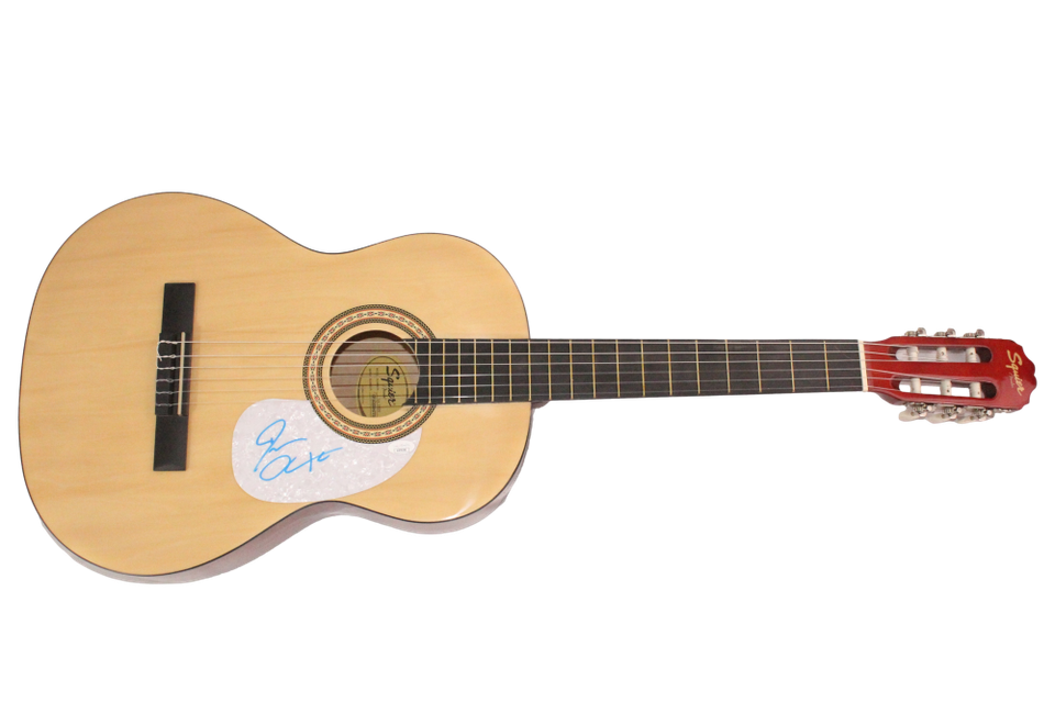 Darius Rucker Signed Autograph Fender Acoustic Guitar Cracked Rear View ...