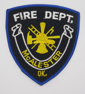 McAlester Oklahoma Fire Dept Patch | eBay