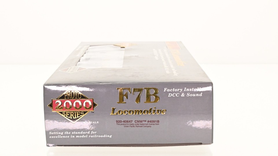 Walthers Proto 2000 F7B Chicago & North Western CNW 4091B DCC w/Sound ...