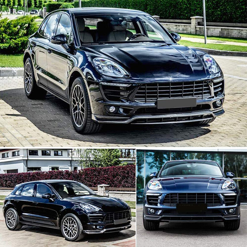 For Porsche Macan 2014-2017 Front Bumper Chin Lip Spoiler Body Kit ...