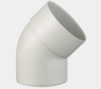 PVC DWV Bend 45 Degree Male Female 50mm | eBay Australia
