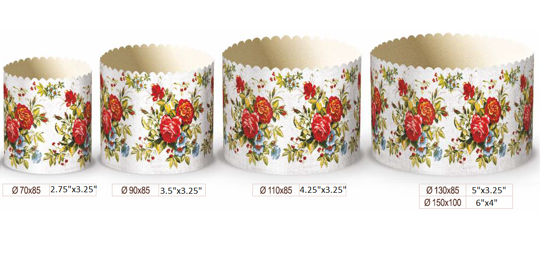 Set 6 Easter Bread Baking Paper Molds Forms - Paska Panettone Cake ...