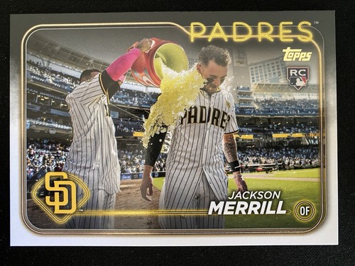 Jackson Merrill - 2024 Topps Update True Rookie GOLD MIRROR Variation ...