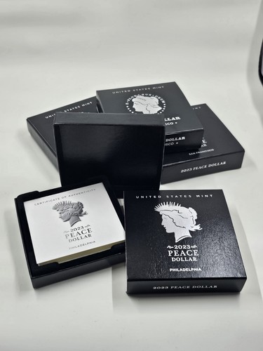 2023 US Mint Peace & Morgan Dollar (Box Only - NO Coin) Lot (8) | eBay