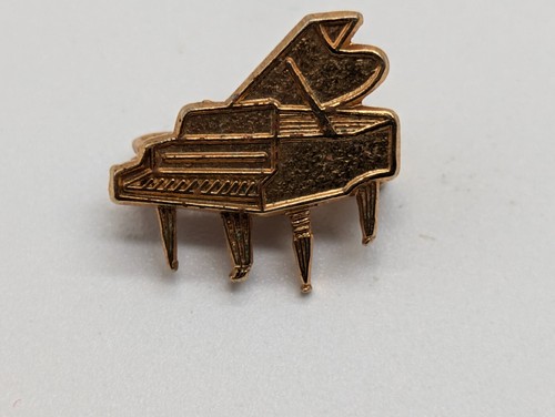 Small Novelty Grand Piano Gold Toned Lapel Pin | eBay