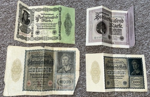 Lot of Three (3) German mark banknotes 1922-23 | eBay