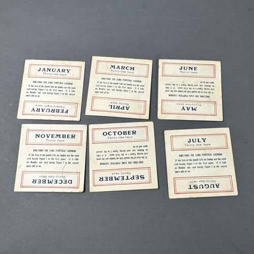 Antique Souvenir Des Moines Iowa Perpetual Calendar 1920s-30s | eBay