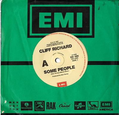 CLIFF RICHARD - SOME PEOPLE - 7" 45 RPM VINYL SINGLE RECORD AUSTRALIA ...