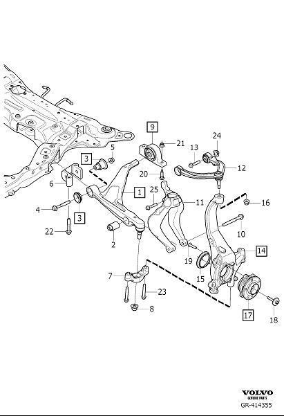 Genuine Volvo Rear Mount 31451032 for sale online | eBay