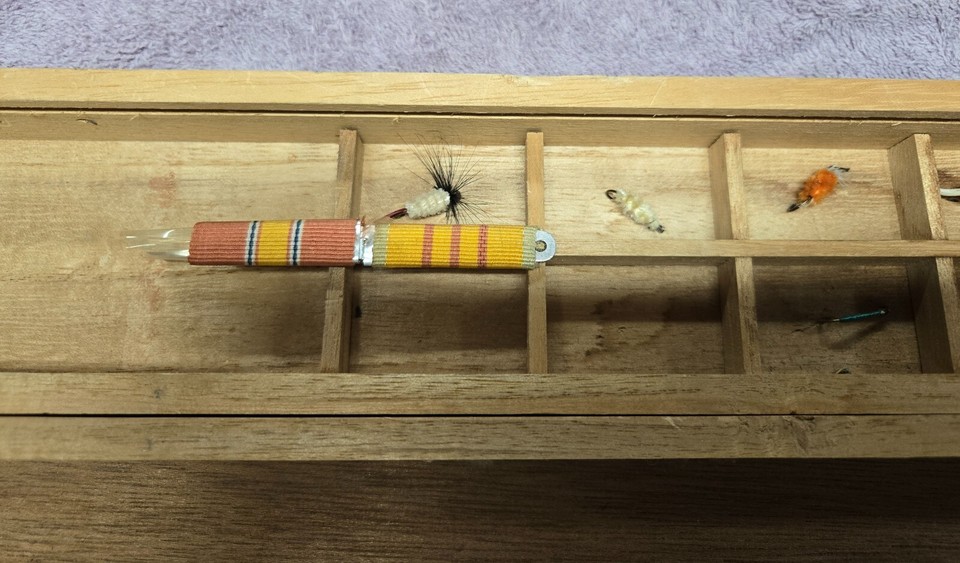 Vintage NFT Occupied Japan Bamboo Fly Rod & Box | eBay