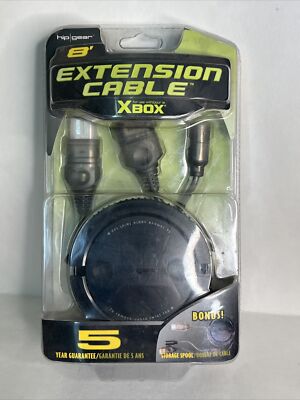 Controller Extension Cable 8ft Hip Gear Xbox Console Game System New ...