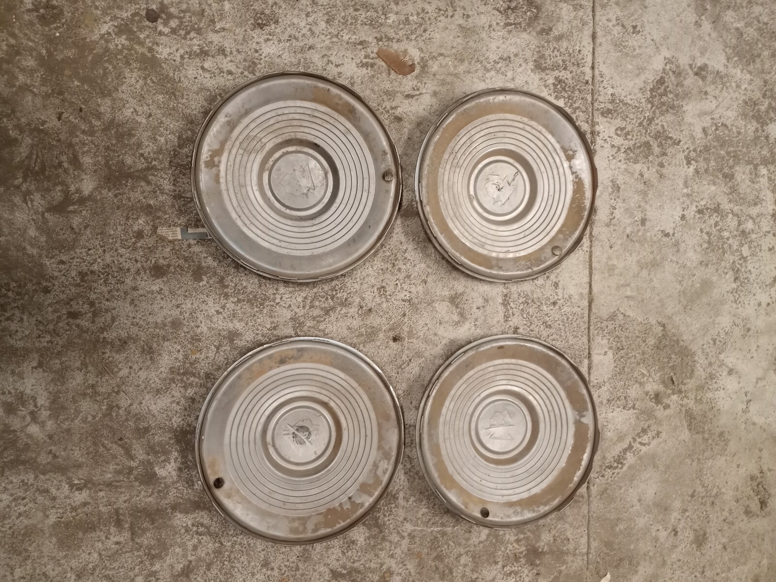 1956 Mercury Montclair Monterey Medalist Coupe Hubcaps Wheel Covers ...