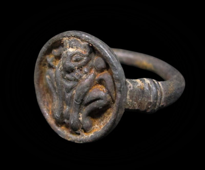 Rare Ancient Roman Guardian Seal Ring Artifact | eBay