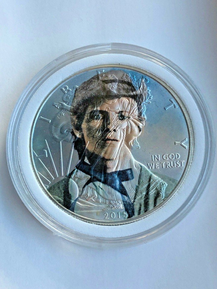 Jesse James Gangster Limited American Silver Eagle 1oz .999 Silver ...