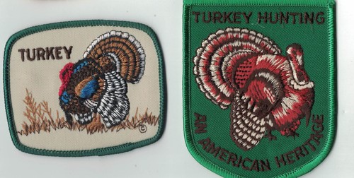 2 Turkey Hunting Patches - Turkey & Turkey Hunting an American Heritage | eBay