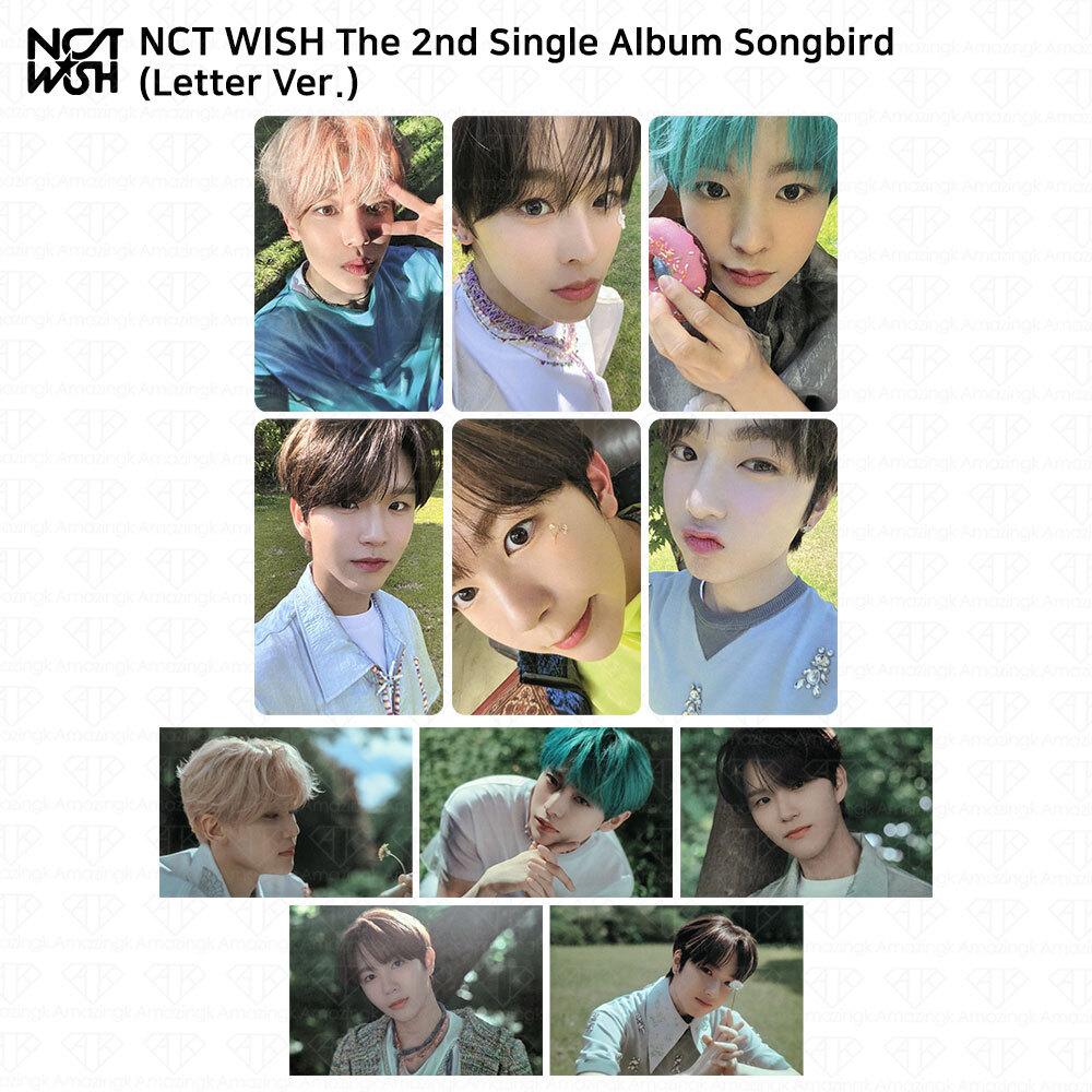 NCT WISH The 2nd Single Album Songbird Official Photocard Postcard RIKU ...