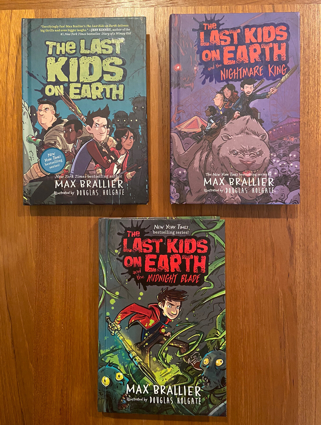 The Last Kids On Earth Book Lot Of 3 Midnight Blade Nightmare King ...