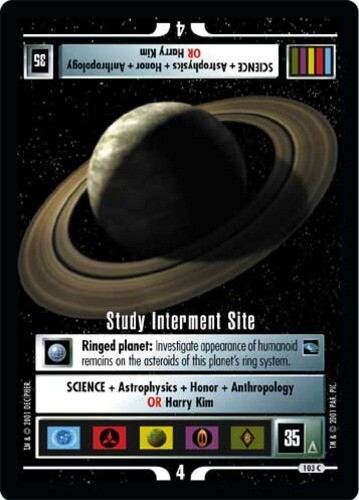 Star Trek: Study Interment Site [Ungraded] Voyager STCCG Decipher 1E | eBay