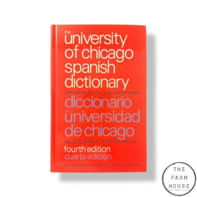 University of Chicago Spanish Dictionary - Hardcover -1987 ...