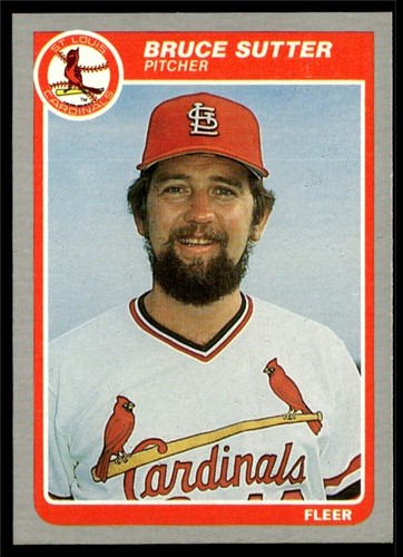 1985 Fleer #241 Bruce Sutter St. Louis Cardinals | eBay