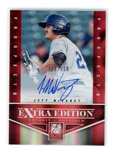 2012 Elite Extra Edition Jeff McVaney AUTO AUTOGRAPH RC /710 DETROIT ...