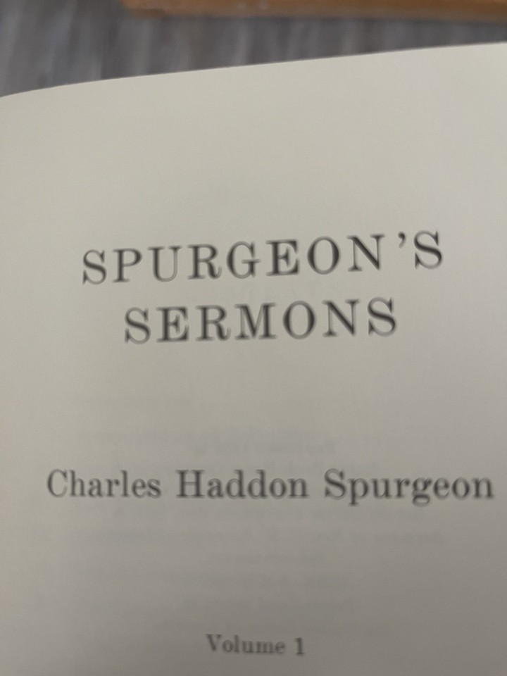 Spurgeon’s Sermons Complete 10 Volume Set by Charles Haddon Spurgeon ...