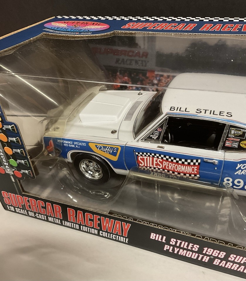 Bill Stiles 1968 Super /Stock Plymouth Barracuda 1:18 New In Box 1 Of ...
