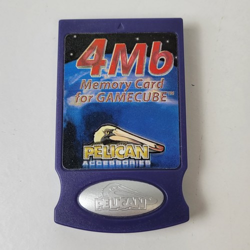 Nintendo GameCube 4mb Memory Card (59 Blocks) Pelican Gaming / Tested ...