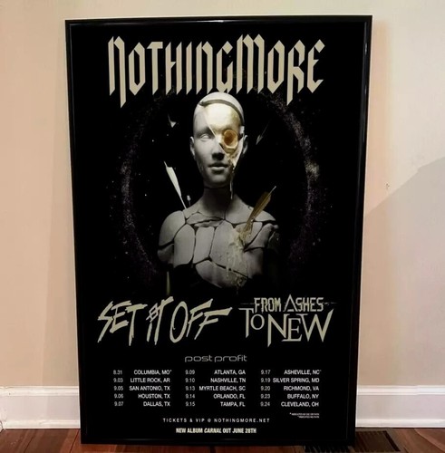 Nothing More - Tour 2024 2025 Poster | eBay