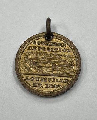 Southern Exposition Souvenir 1883 Louisville KY Expo Building Charm. | eBay