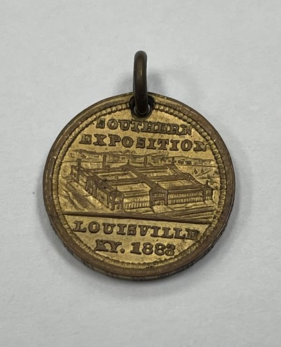 Southern Exposition Souvenir 1883 Louisville KY Expo Building Charm. | eBay