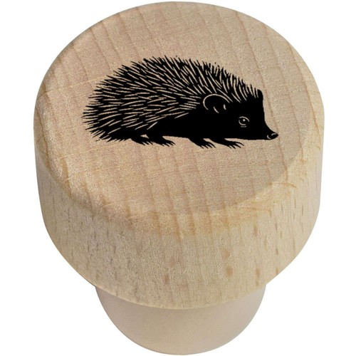 19mm Hedgehog Side Profile Wooden Bottle Stopper Cork Bs00030738