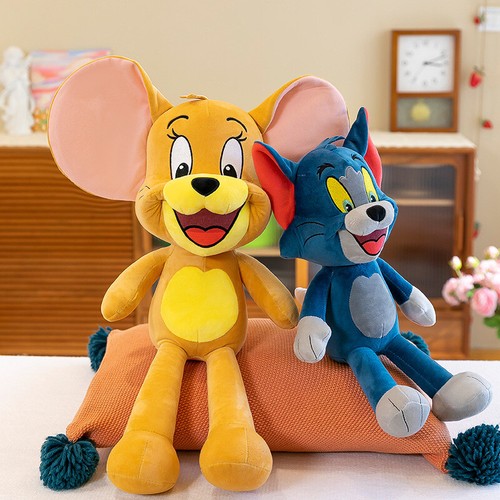 Tom And Jerry Pillow Plush Toy Stuffed Doll Kids Valentine's Day Gift ...