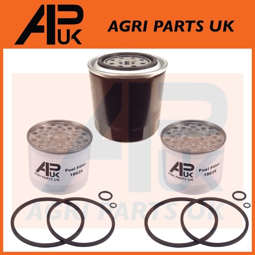 Fuel & Short Oil Filter Set for Ford 540 550 3930 4100 4110 4130 4500 ...