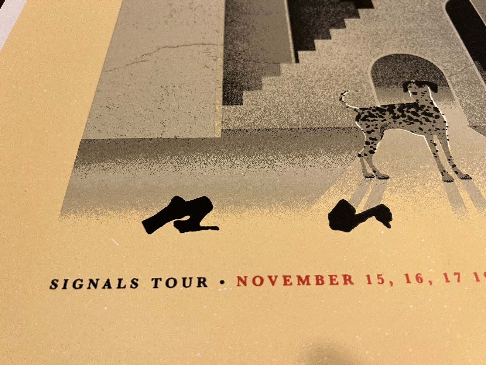 RUSH VERY RARE AP AUTOGRAPHED SIGNALS CONCERT POSTER TORONTO 1982 #25/ ...