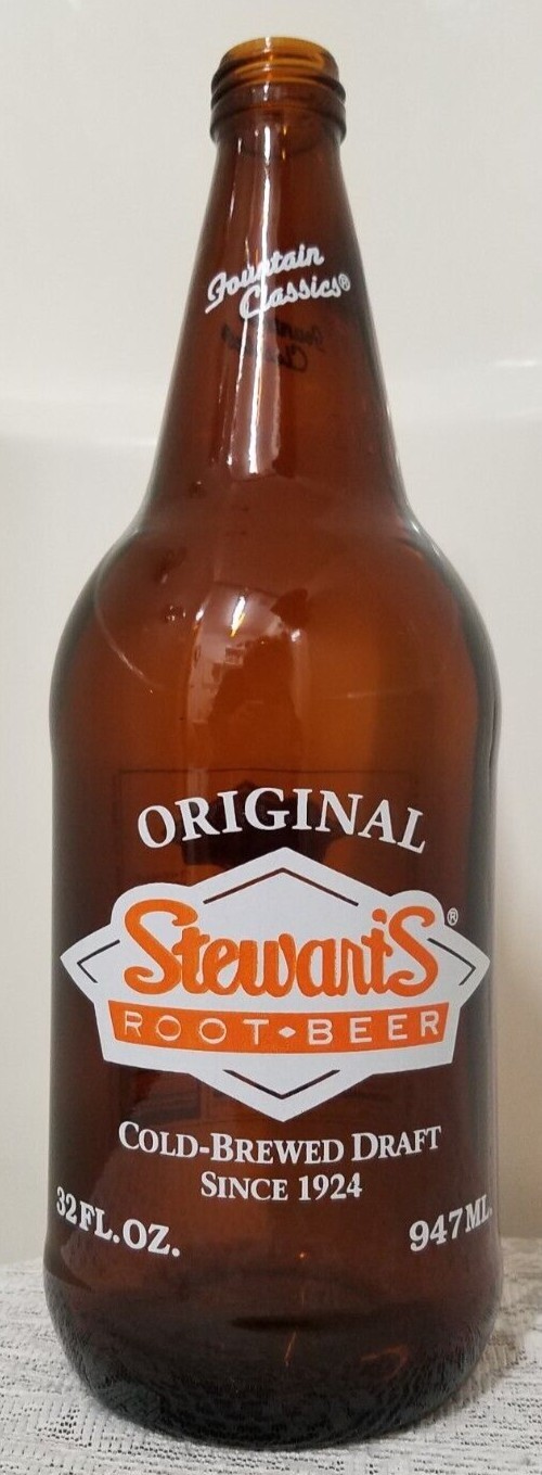 1991 Original Stewart's Root Beer 32 Fl. Oz. 947 Ml. Bottle Excellent ...