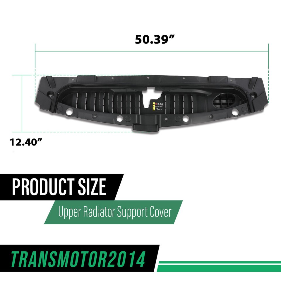 Fit For 2019-2023 Chevrolet Silverado 1500 Upper Radiator Support Cover ...