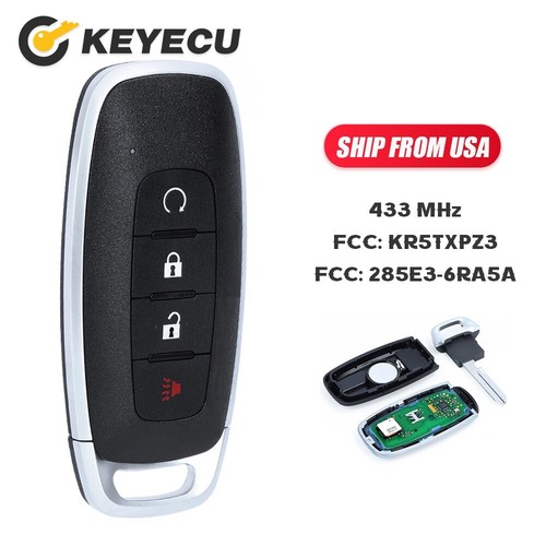 Remote Key Fob for Nissan Kicks Rogue Pathfinder 2022-2023 KR5TXPZ3 ...