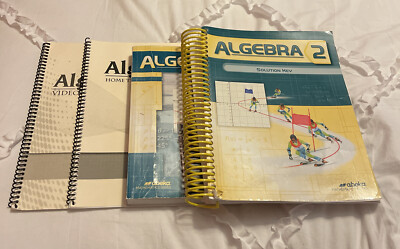Used Abeka Algebra 2 Set: Workbook, Solution Key, Manual, & Teacher ...