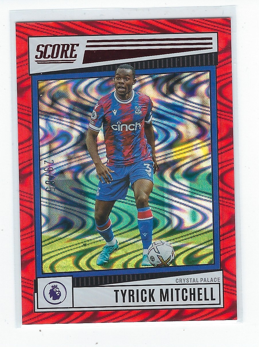 Tyrick Mitchell 2022 Score Premier League #69 Swirl Price Guide ...