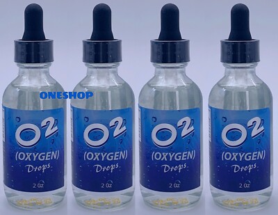 4 Oxygen O2 Promotes Healthy Cell Energy Liquid Drops Stabilized ...